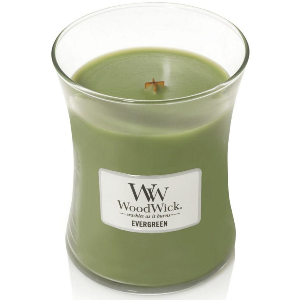 Evergreen Medium - doftljus från WoodWick - Parfym.se