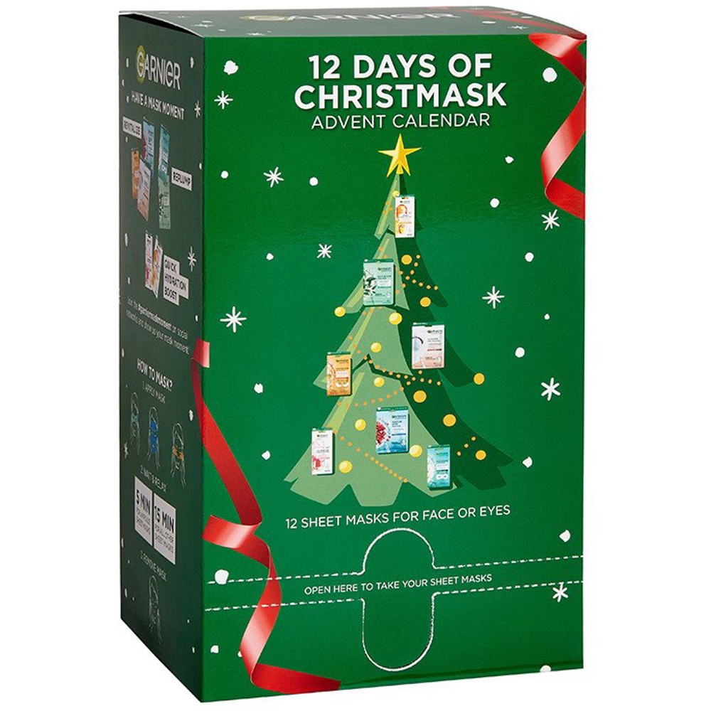 12 Days of Christmask Advent Calendar - andra set från Garnier - Parfym.se