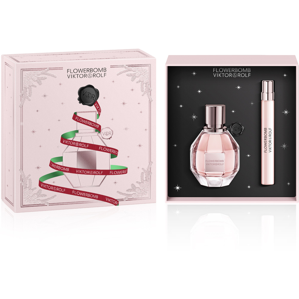 Flowerbomb Gift Set 2022, EdP 50ml + 10ml - gåvoset från Viktor & Rolf ...