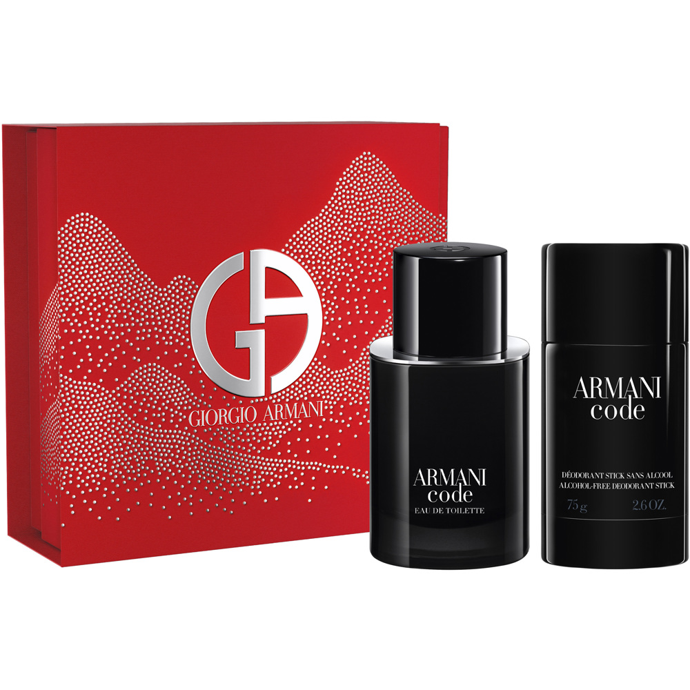 Armani Code Gift Set, EdT + Deo Stick - gåvoset från Armani - Parfym.se